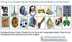 Gedächtnistraining Übungen kostenlos, 5 mal Gehirnjogging, plus Memory